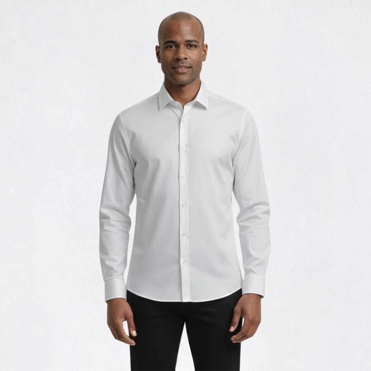 Click here for Mens Bill Blass Textured Stripe Modern Fit Dress S... prices